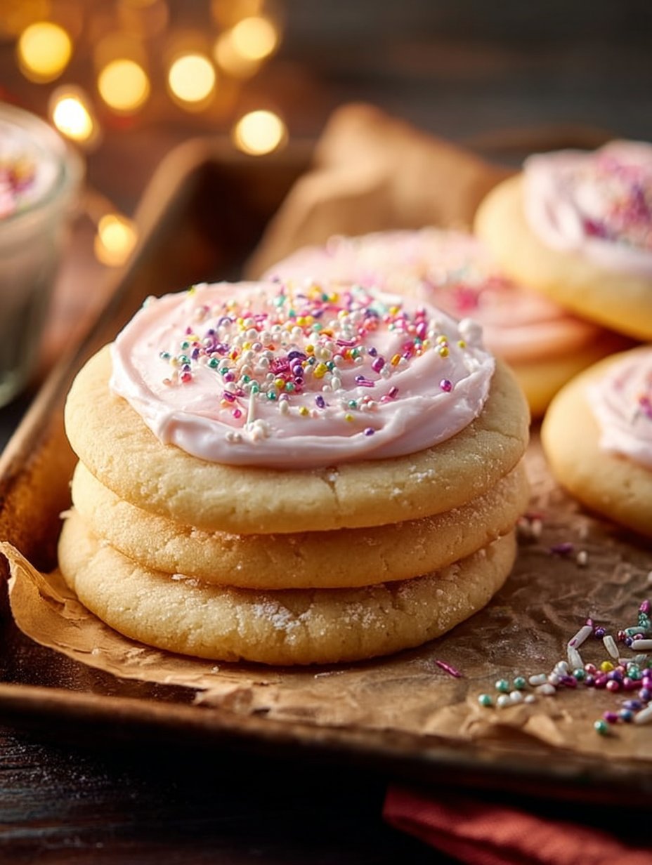 Deliciously Soft Frosted Lofthouse Sugar Cookies Recipe