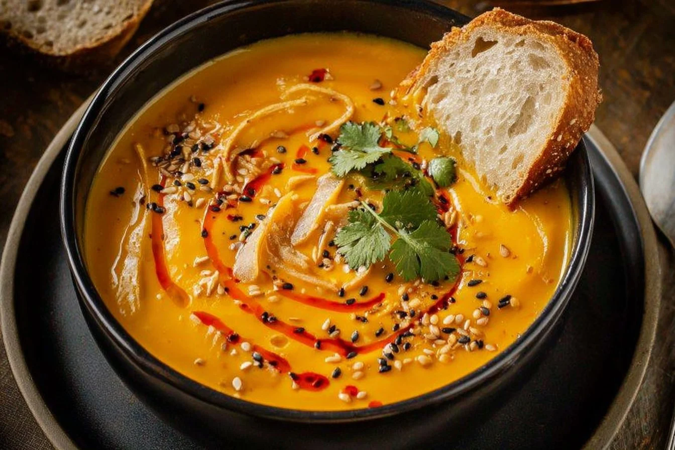 Flavorful Spicy Carrot and Red Lentil Soup Recipe (Vegan)